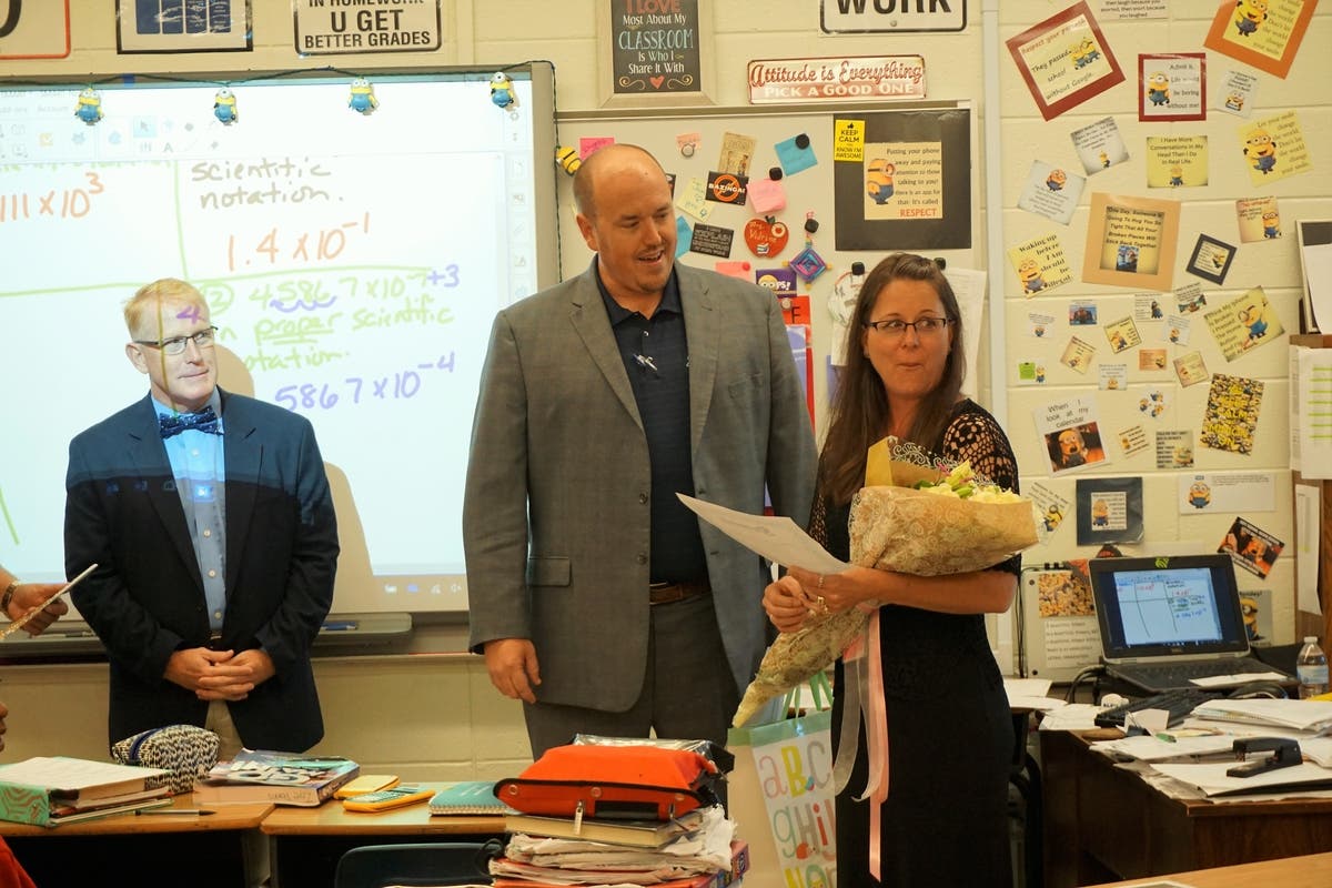 Woodstock Middle Educator Named CCSD Teacher Of The Year | Woodstock ...