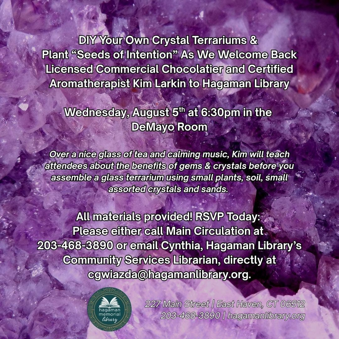 Aug 5 | Planting Seeds of Intention: Crystal Terrarium Workshop ...