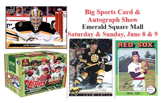 Jun 8 | 2 Day Free Admission Sports Card & Autograph Show | Attleboro ...