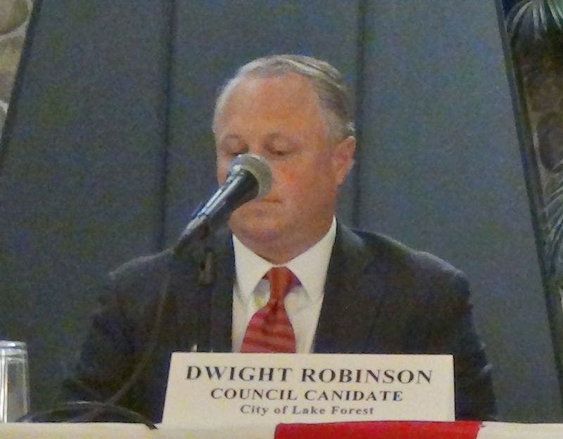 Dwight Robinson: What He Says, and What He Doesn't Say | Lake Forest ...
