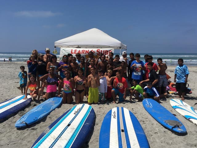 Local Surf Instructor Helps Oceanside Boys & Girls Club Members Catch ...
