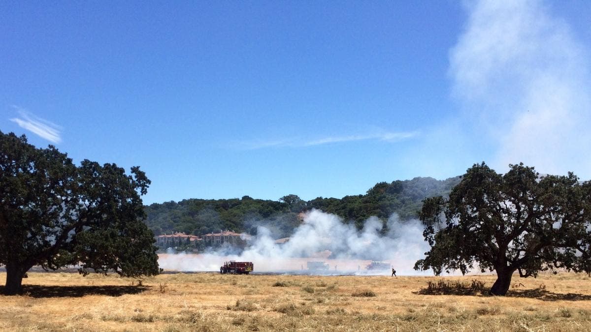 Fire Breaks Out Near St. Vincent's School | San Rafael, CA Patch