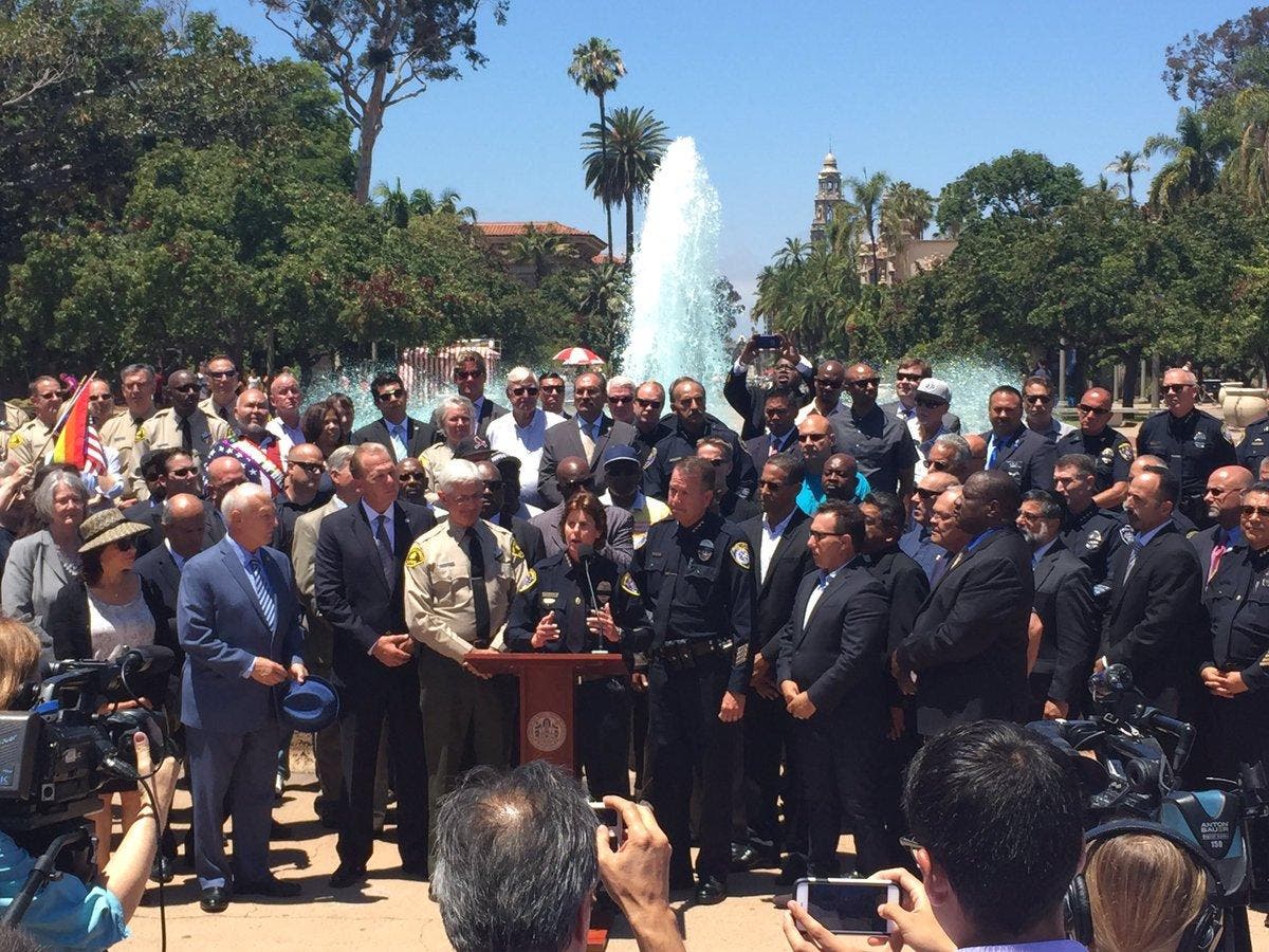 San Diego Police, Sheriff Join 'Unity Gathering for Peace' | San Diego ...