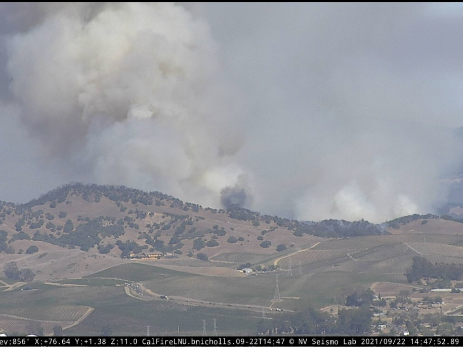 Fremont Fire At Sonoma, Napa County Line 100% Contained: Cal Fire ...