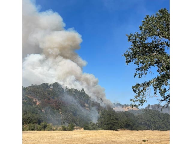 Flora Fire Burning In Sonoma County | Healdsburg, CA Patch