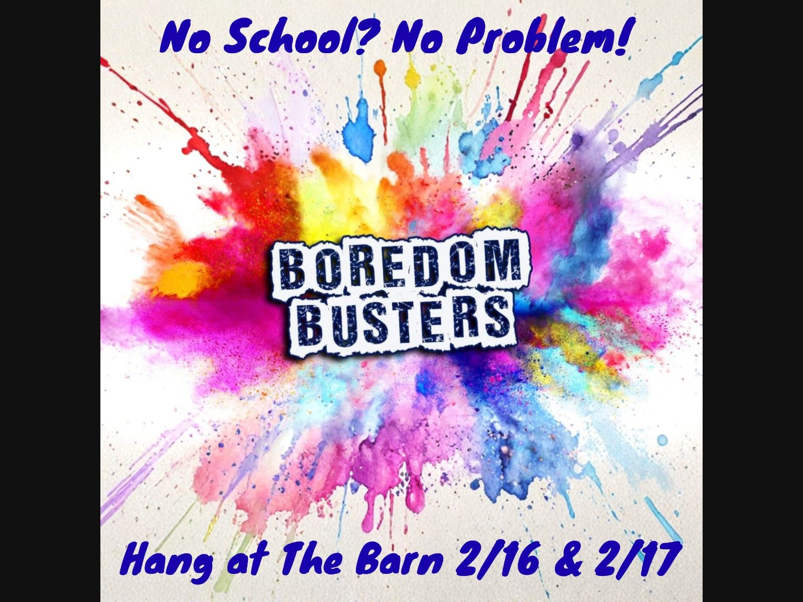 The Barn Launches "Boredom Buster Days" for School Closures | Madison ...