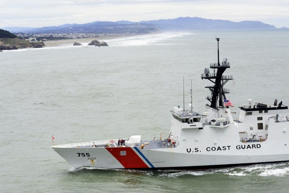 Coast Guard Cutter - West Coast Security Asset - Docks In East Bay ...