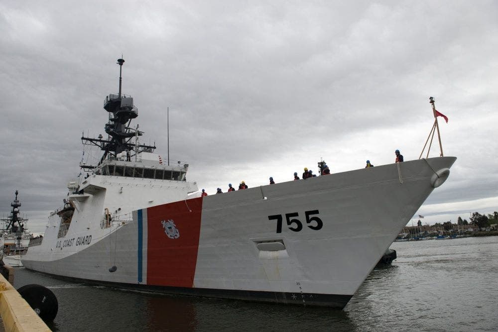 Coast Guard Cutter - West Coast Security Asset - Docks In East Bay ...