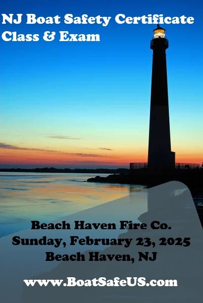Feb 23 | Ocean County Boat Safety Class and Exam – Required in NJ ...