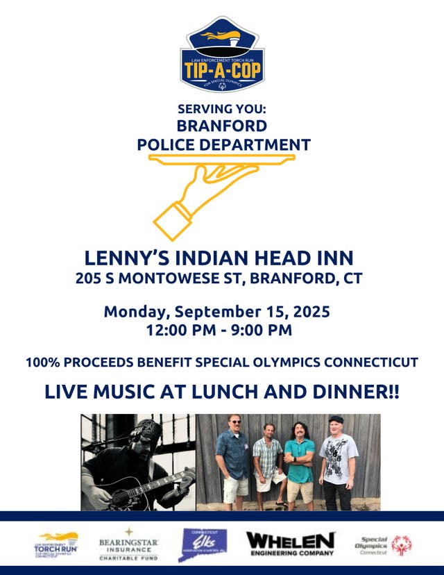 Sep 15 | Tip-A-Cop to benefit Special Olympics Connecticut hosted by ...