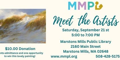 Sep 21 | "Meet the Artists" Art Show and Reception | Barnstable, MA Patch