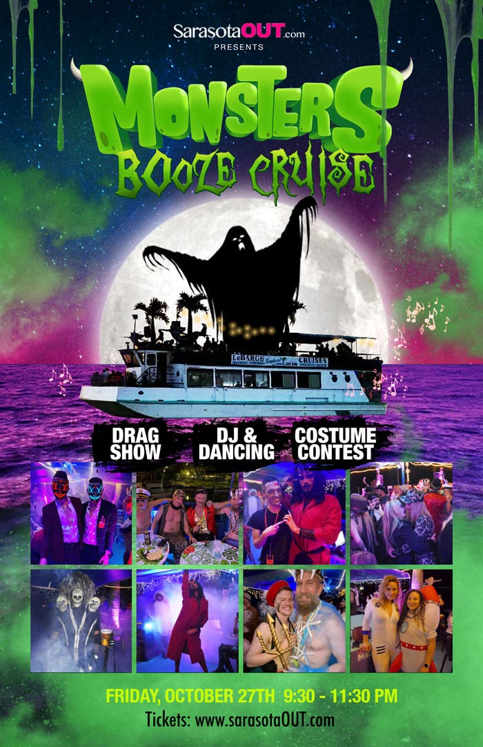 Oct 27 | Monsters Booze Cruise | Sarasota, FL Patch