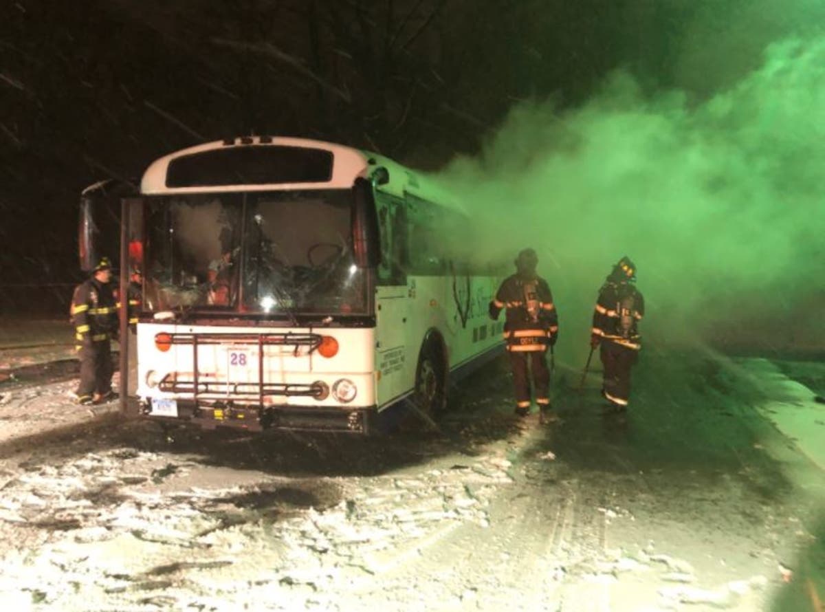 Bus Fire Extinguished In Hamden | Hamden, CT Patch