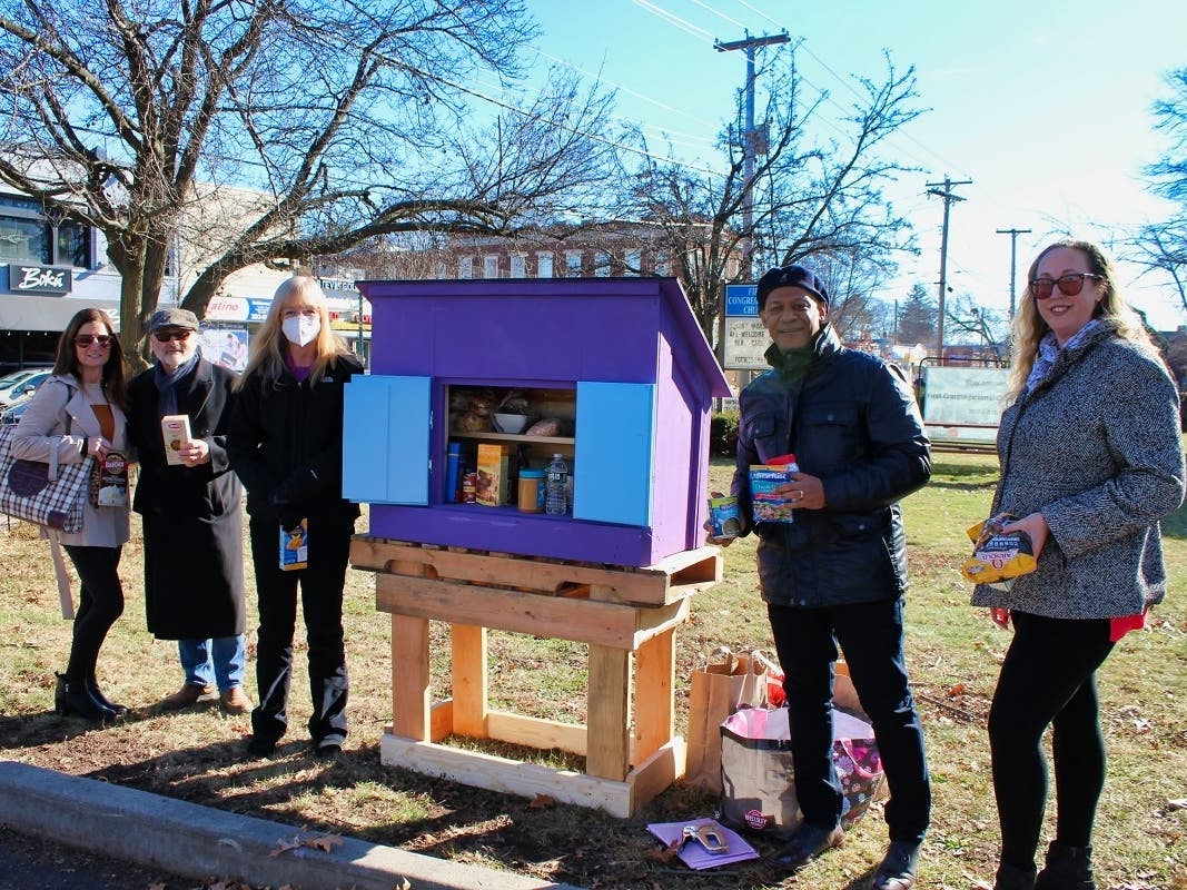 West Haven's 1st Purple Pantry Box Dedicated | West Haven, CT Patch