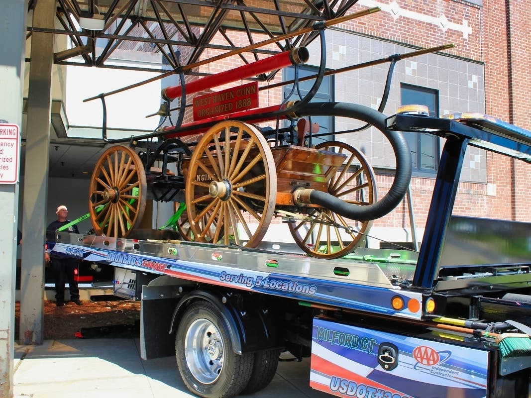 Historic West Haven Fire Service Exhibit Moves To New Display | West ...