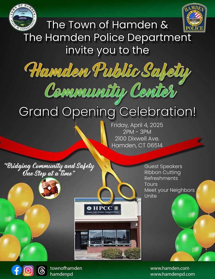 New Public Safety Community Center Opening In Hamden | Hamden, CT Patch