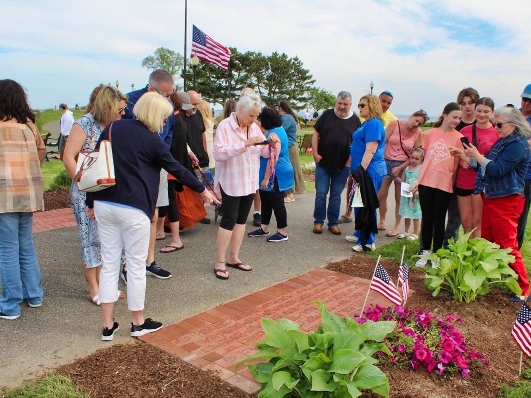 Dedication Of Veterans Walk Of Honor Bricks, Memorial Additions Set In ...