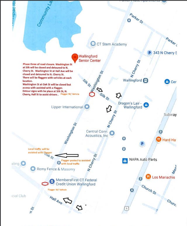 Road Closure Announced In Wallingford | Wallingford, CT Patch