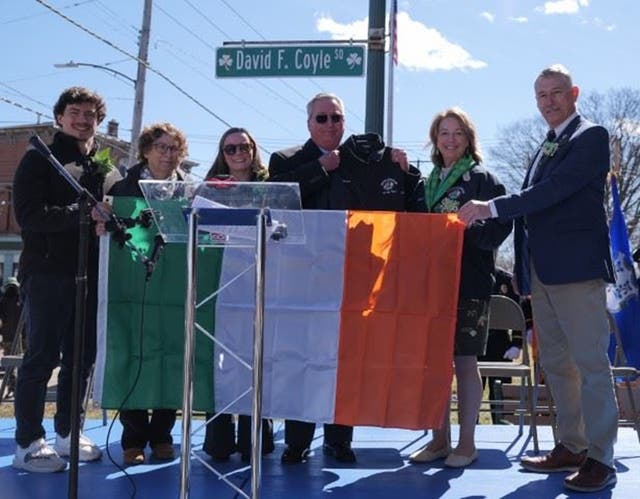 David Coyle, The 'Voice of the Irish,' Feted As West Haven's 2026 ...