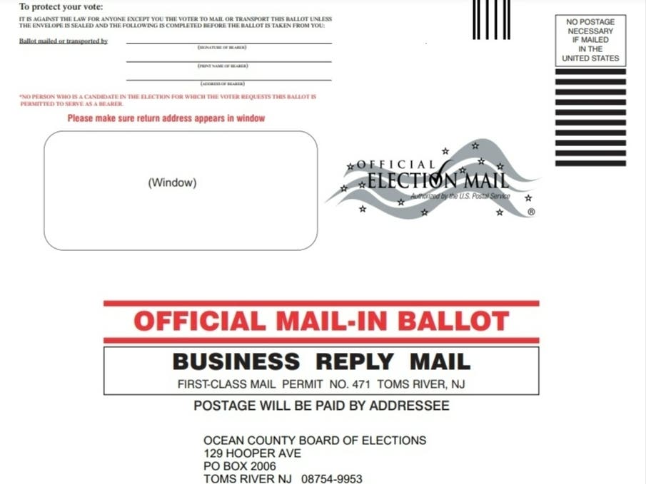 Voters' Mailed-In Ballots Returned To Them In Ocean County | Toms River ...