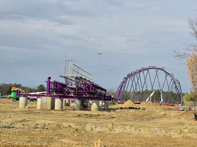Coaster Construction Moving Along As Six Flags Great Adventure Unveils ...