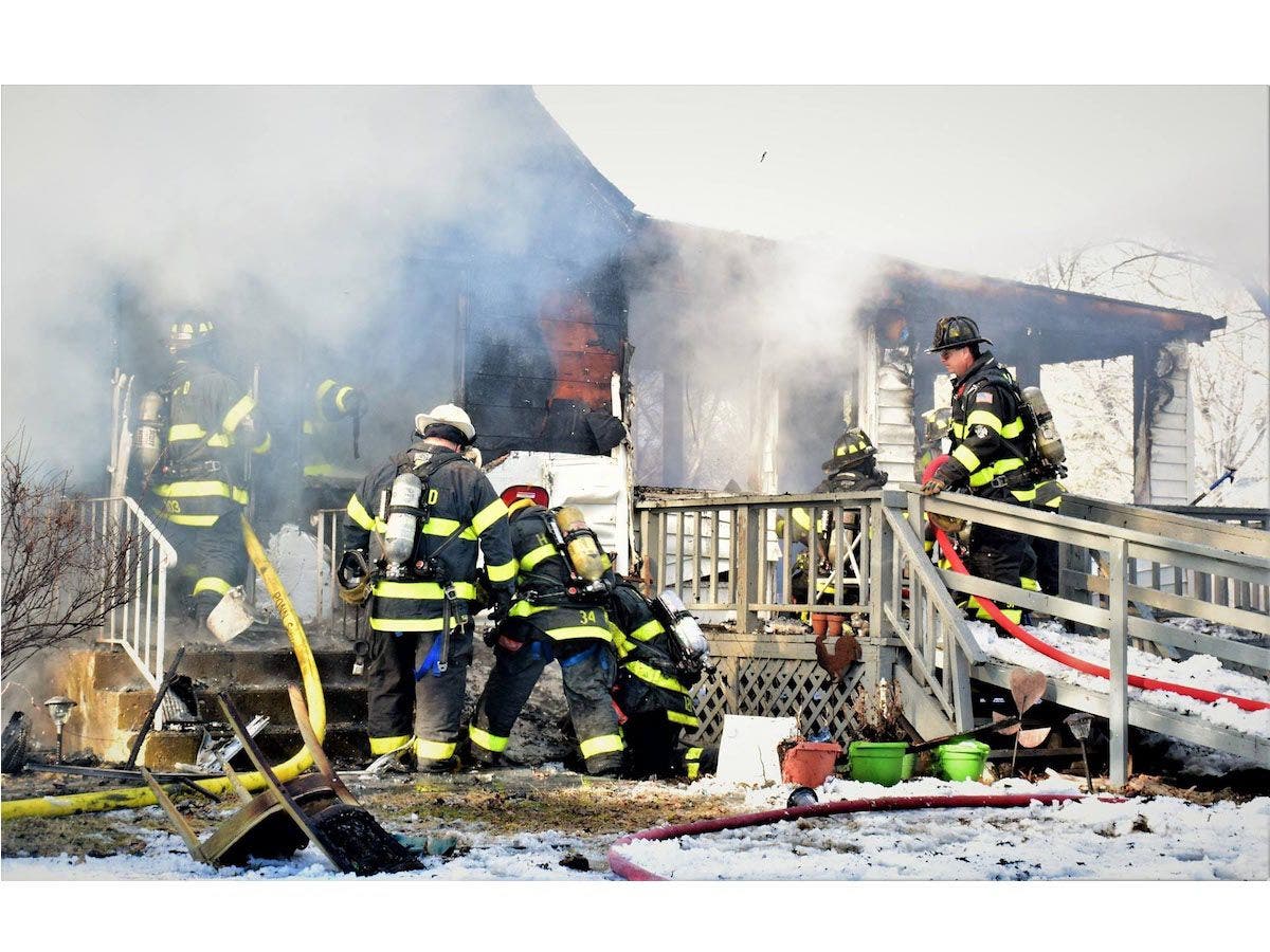 Fire Destroys Huntington Station Home, 1 Hospitalized for Burns ...