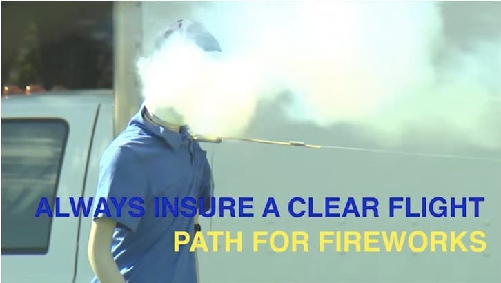 Fireworks Safety: Mannequins Blow Up In Dramatic CPSC Video | Across ...