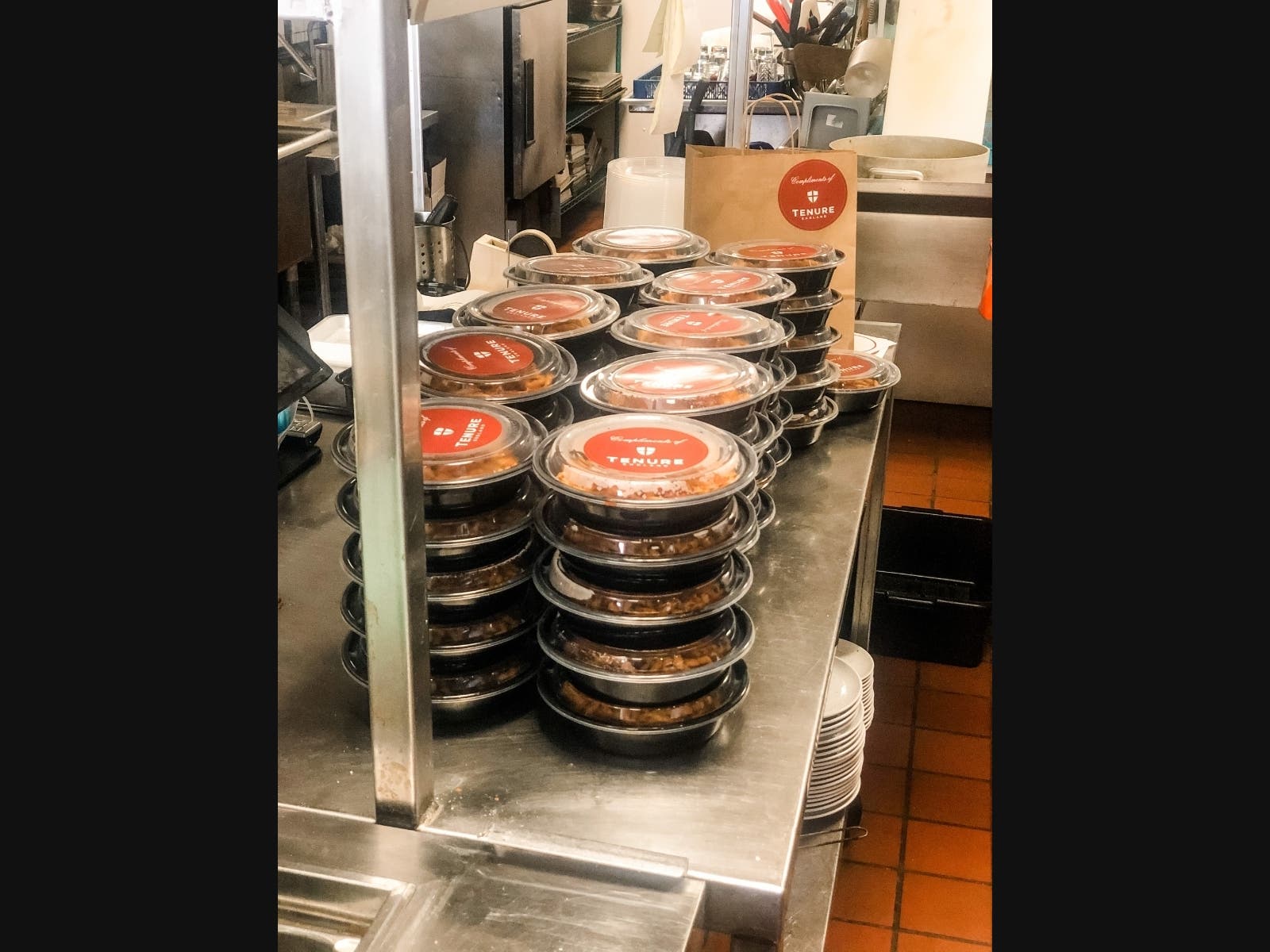 Tenure England Vodka and Pazza on Porter Deliver Lunch to EBNHC ...