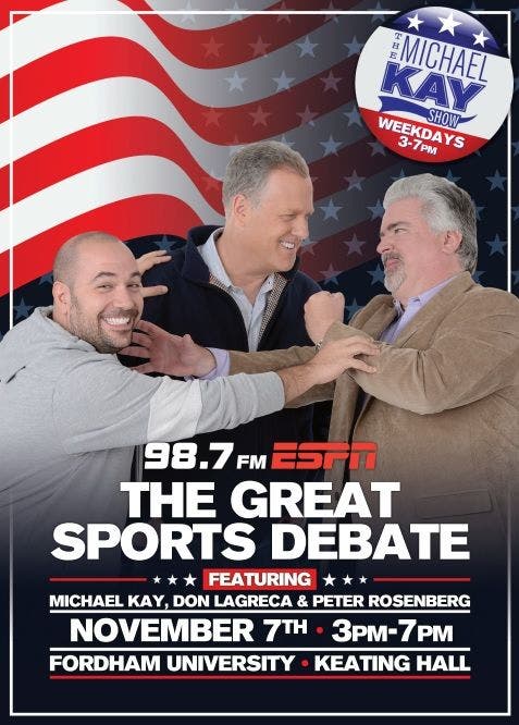 The Great Sports Debate Highlights The Michael Kay Show at Fordham ...