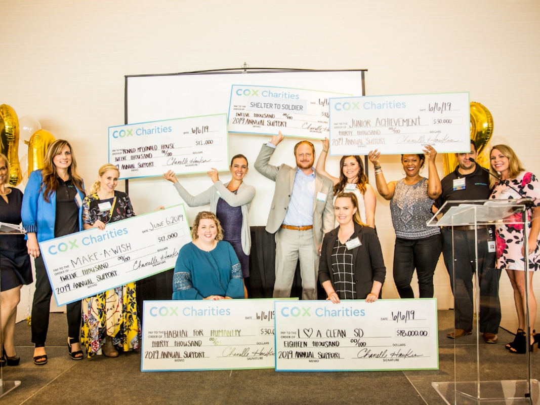 Cox Charities grants $120,000 to San Diego nonprofits | San Diego, CA Patch