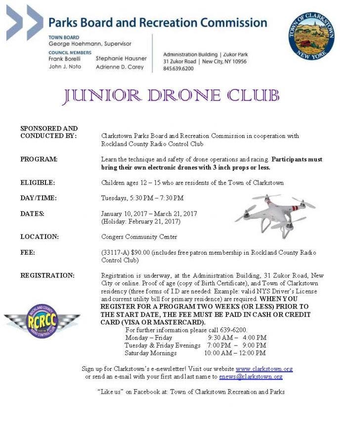 Town of Clarkstown Junior Drone Club | New City, NY Patch