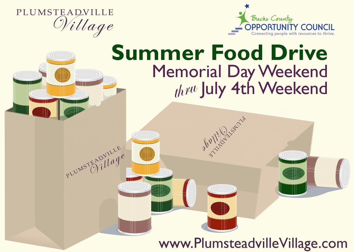 Plumsteadville Village Collects Nearly 3/4-Ton of Food for Doylestown ...