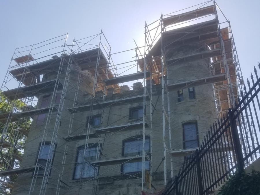 Restoration Work Underway At The Givins Castle | Beverly, IL Patch