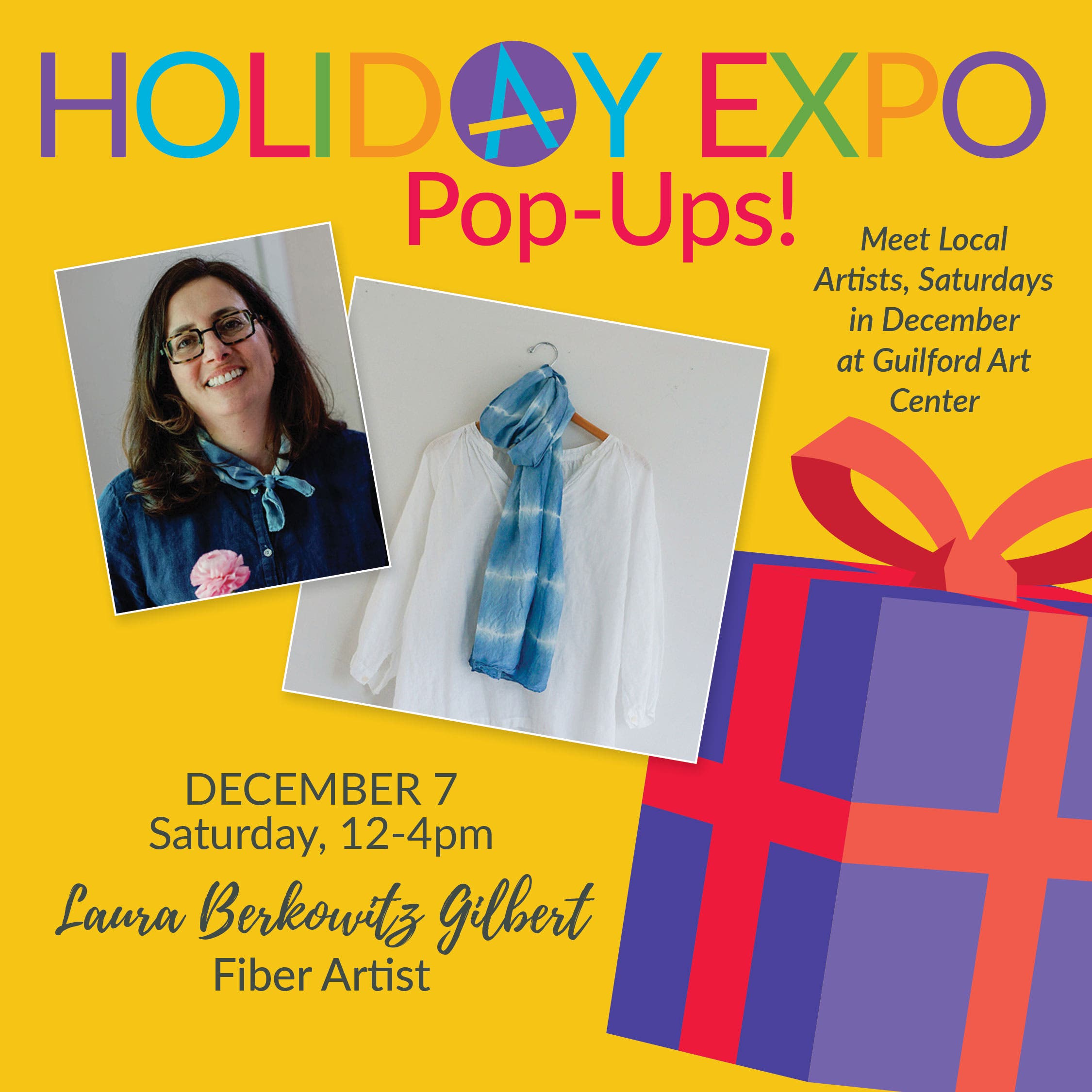 Dec 7 | Local Artist LAURA GILBERT Pop-Up at Guilford Art Center ...