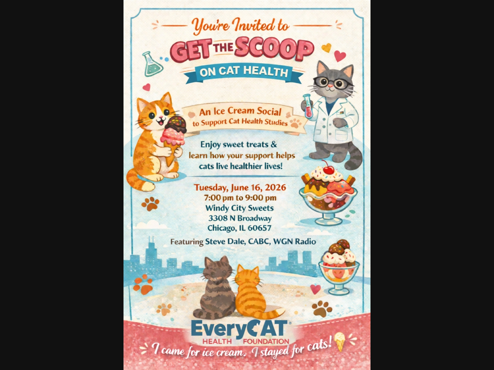 Get The Scoop On Cat Health Ice Cream Social Set | Chicago, IL Patch