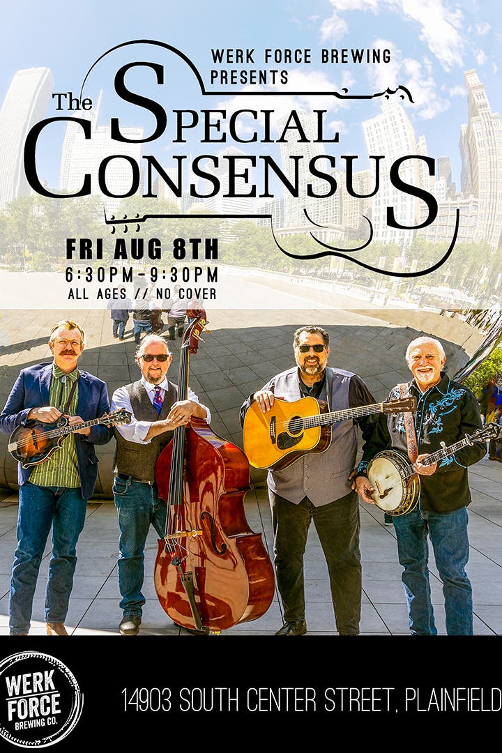 Aug 8 | Special Consensus Bluegrass - NO COVER | Plainfield, IL Patch