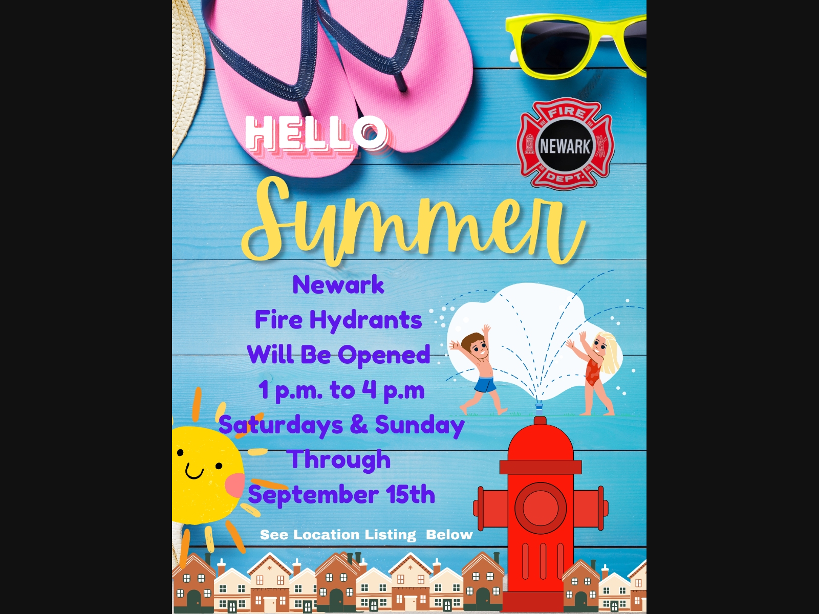Newark Will Open Fire Hydrants For Kids To Play In This Summer Newark