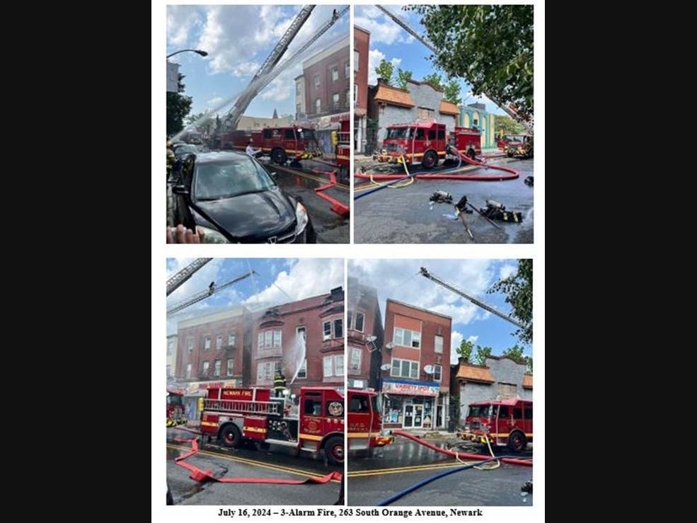 Fire In Newark Leaves Dozens Without A Home, Including Children ...