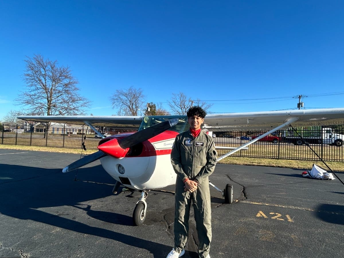 New Jersey Teen Is Flying High After Earning His Pilot License | West ...