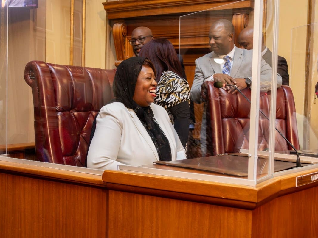 Newark Welcomes First Muslim City Council Member, Amina Bey Takes Oath ...