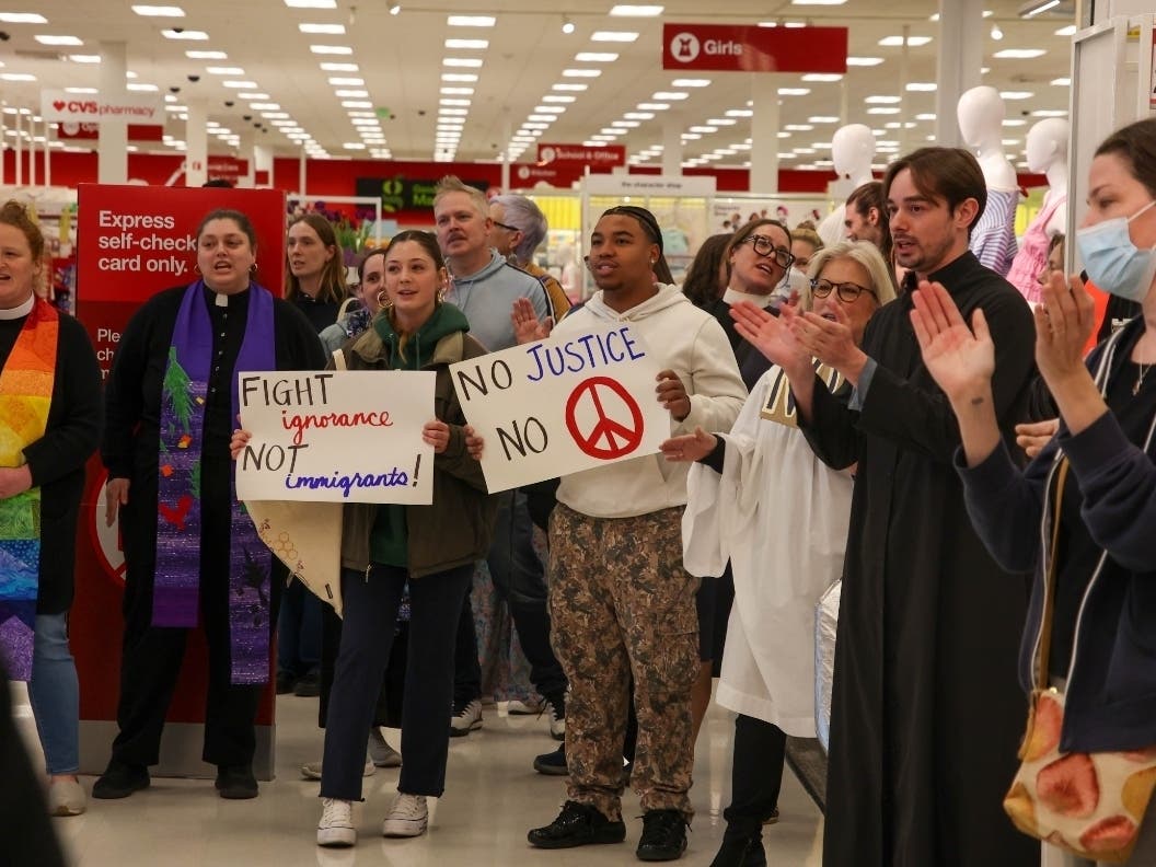 11 Arrested At 'No ICE' Protest Inside King Of Prussia Target ...