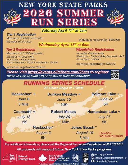 Jun 8 | 2026 Summer Run Series | Long Island, NY Patch