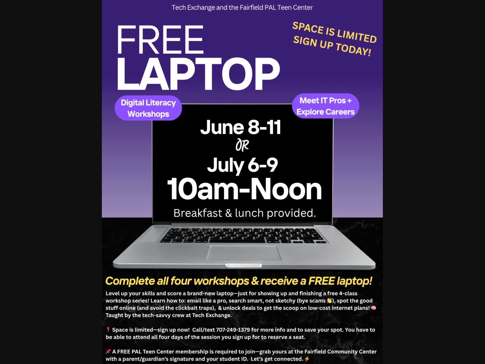 Fairfield PAL Launches Free Summer Lineup for Local Teens | Suisun City ...