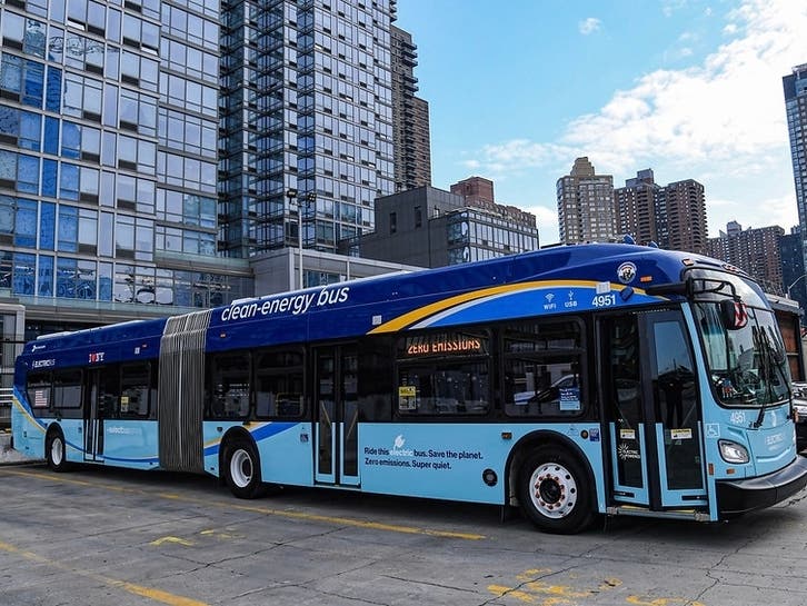 MTA Deploys All-Electric Bus Fleet On Harlem's M60 Route | Harlem, NY Patch