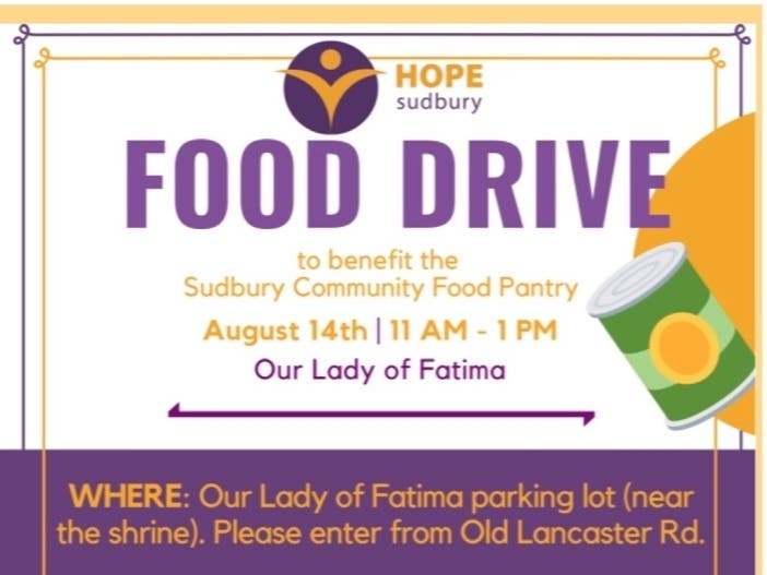 HOPEsudbury Food & Backpack Drives | Sudbury, MA Patch