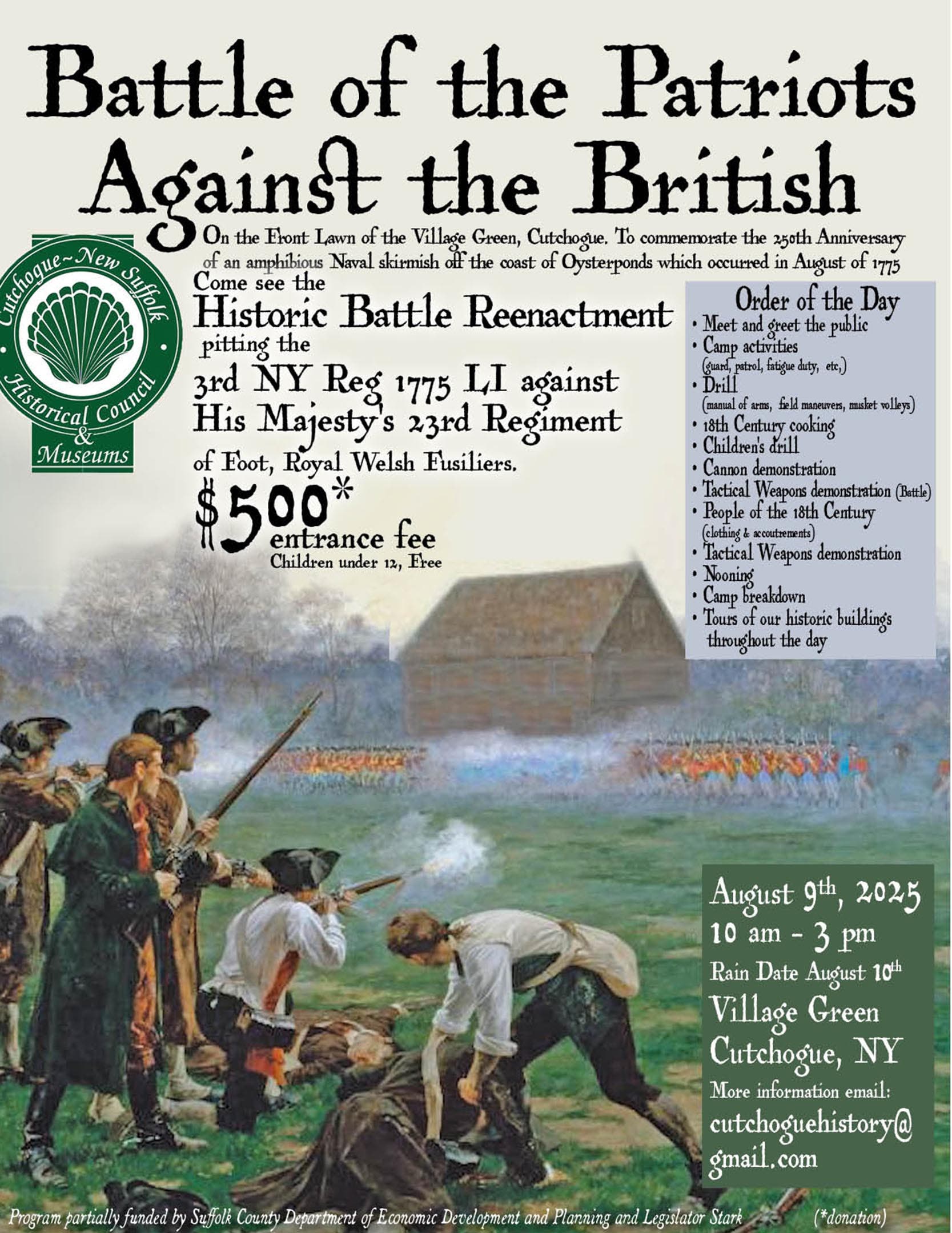 Aug 9 | Battle between the British vs. the Patriots | North Fork, NY Patch