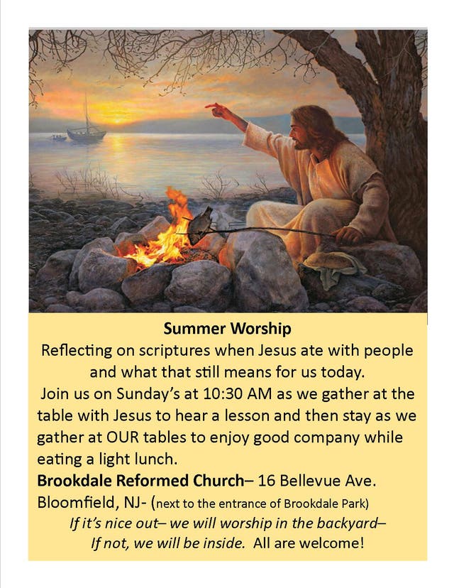 Sep 14 | Eating With Jesus- Chewing on His Teachings | Bloomfield, NJ Patch
