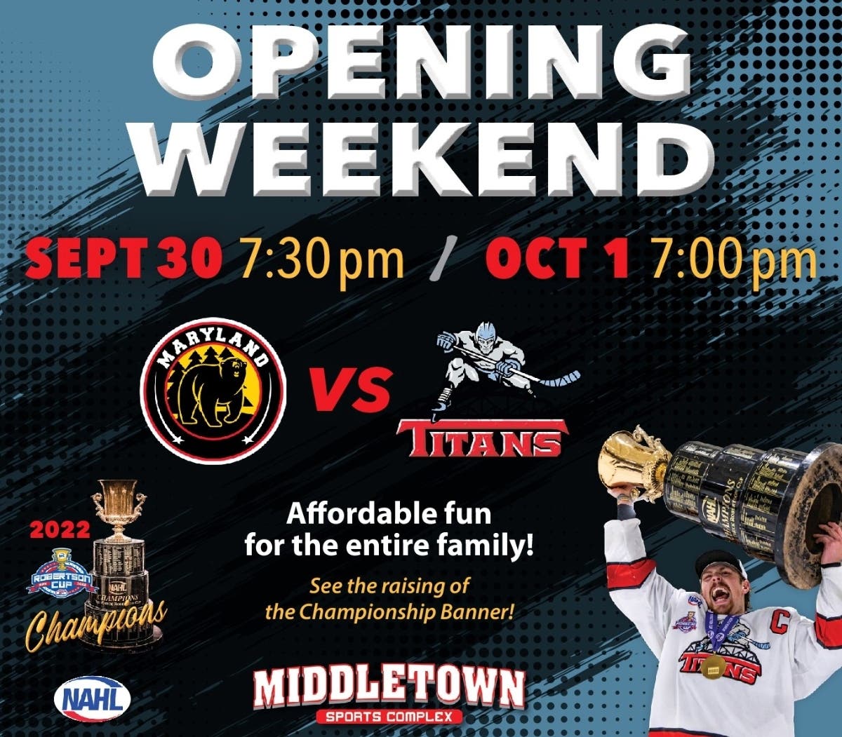 Home Opener For NJ Titans This Weekend At Middletown Ice World ...