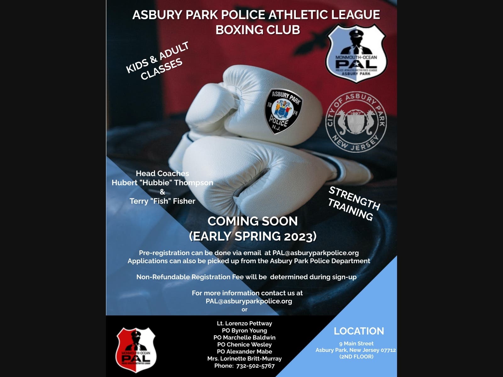 Kids And Teens: Join The Asbury Park PAL Basketball, Boxing Programs ...