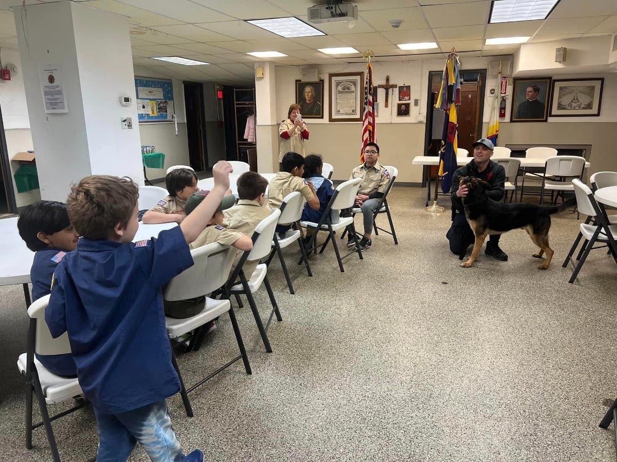 Secaucus Cub Scouts Meet K9 Brix, The Police Dog | Secaucus, NJ Patch